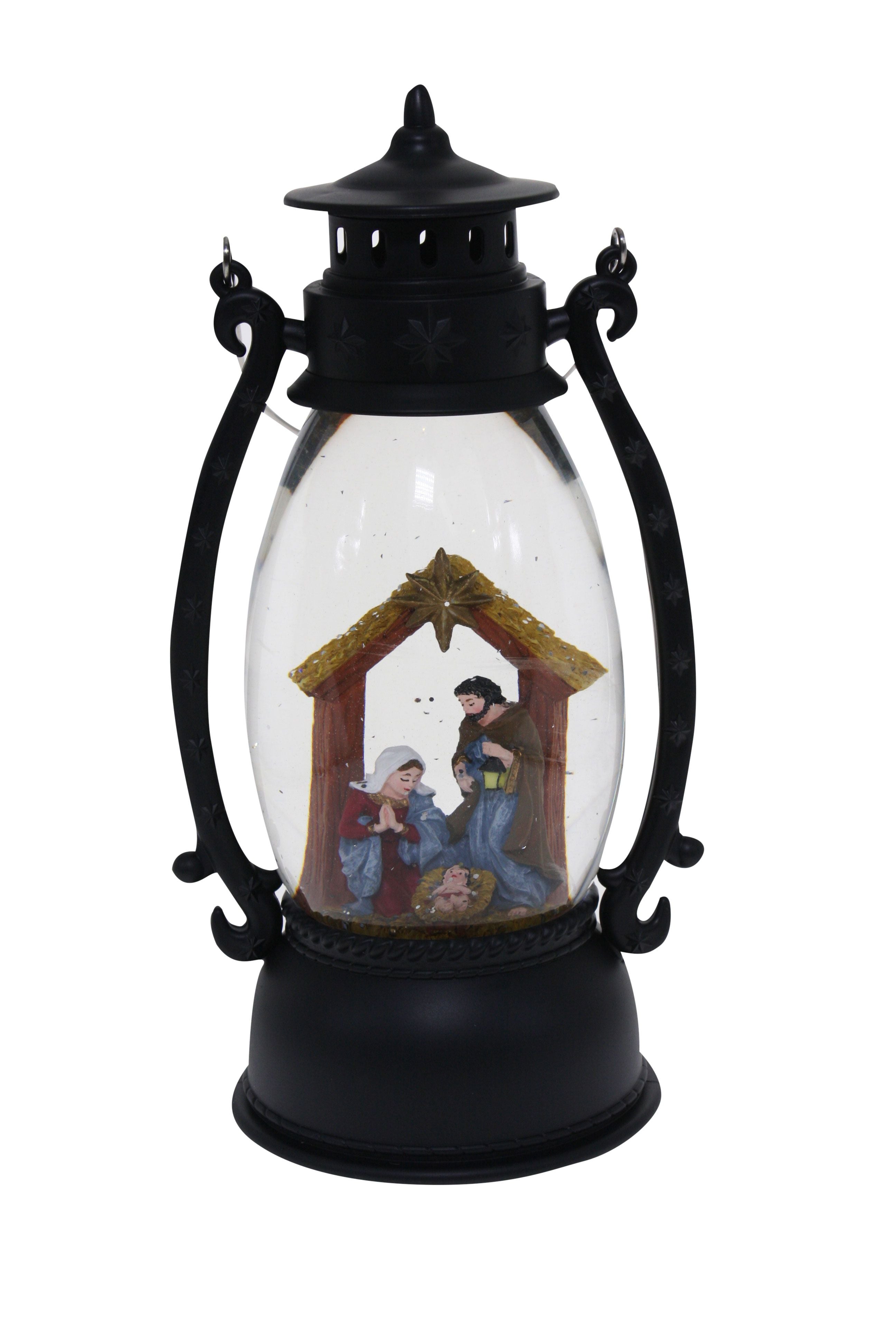 Nativity Glitter Lantern – Under the Mistletoe Shop