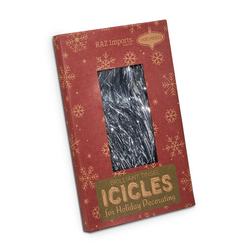 RAZ- Silver Tinsel Angel Hair Strands – Under the Mistletoe Shop