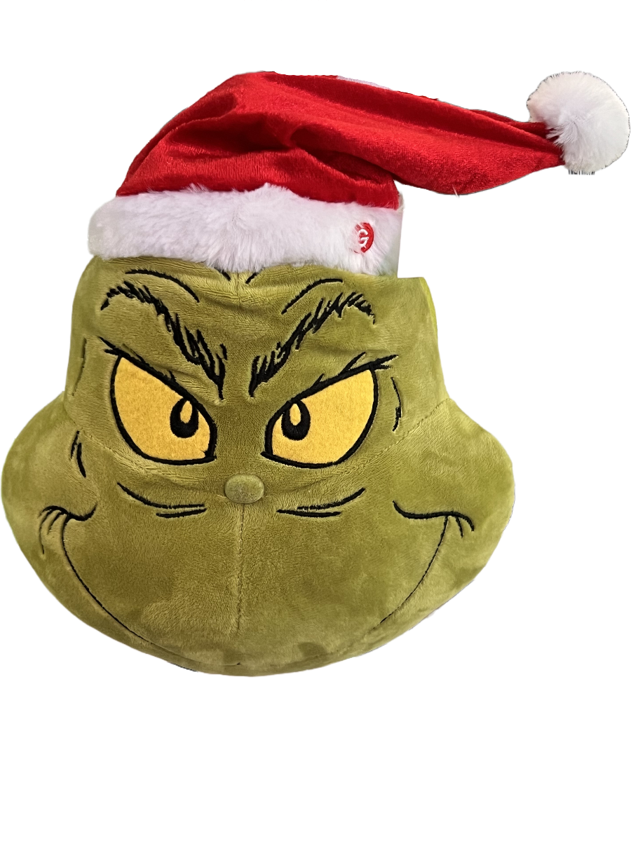 Animated Hanging Grinch Head – Under the Mistletoe Shop