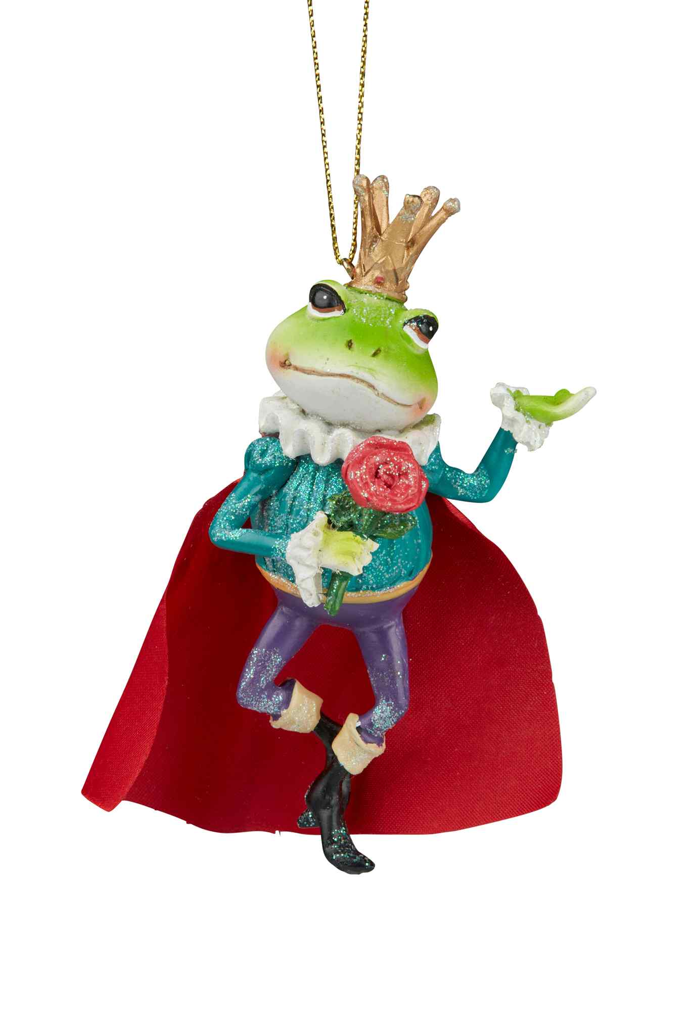 Frog Prince Hanging Christmas Decoration – Under the Mistletoe Shop