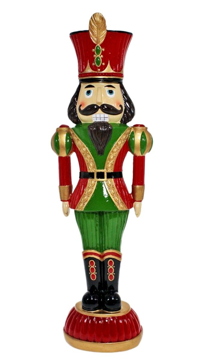 Regal Red and Green Nutcracker – Under the Mistletoe Shop