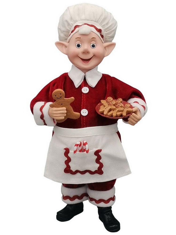 Baker Elf with Gingerbread – Under the Mistletoe Shop